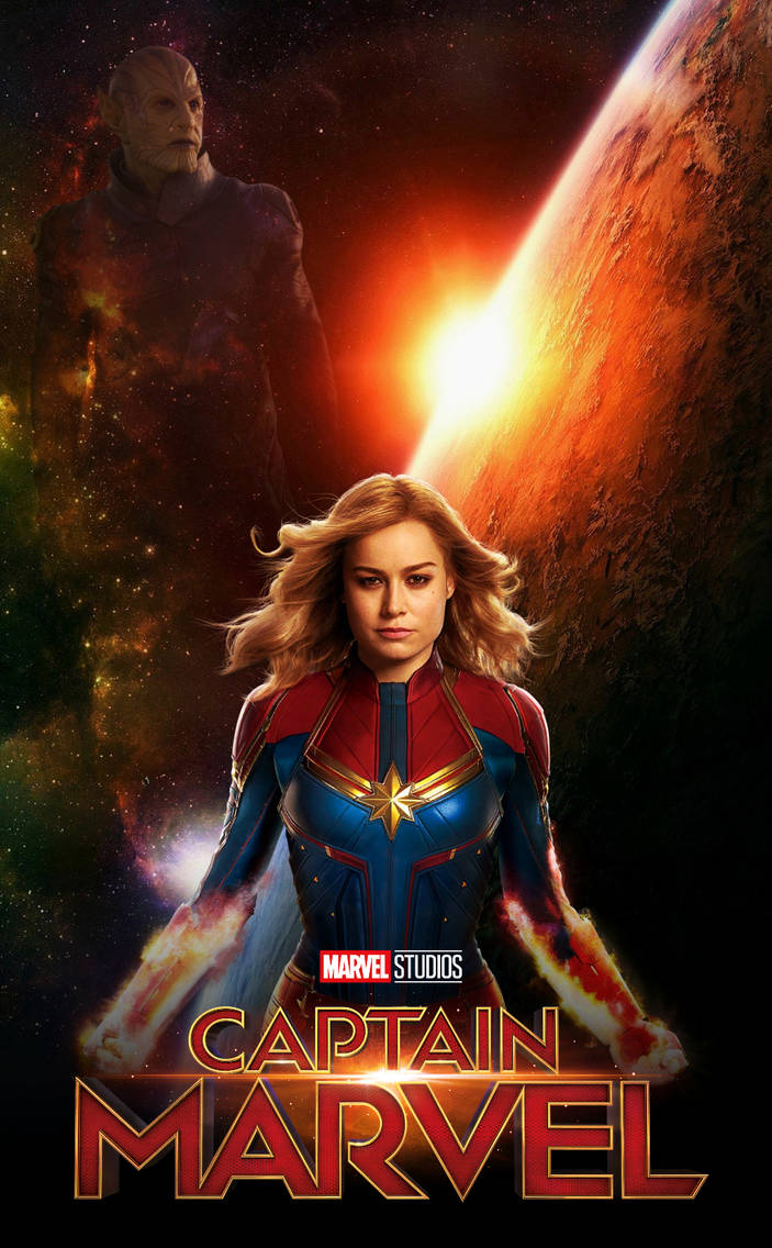 Captain Marvel Poster By Asthonx1 On Deviantart