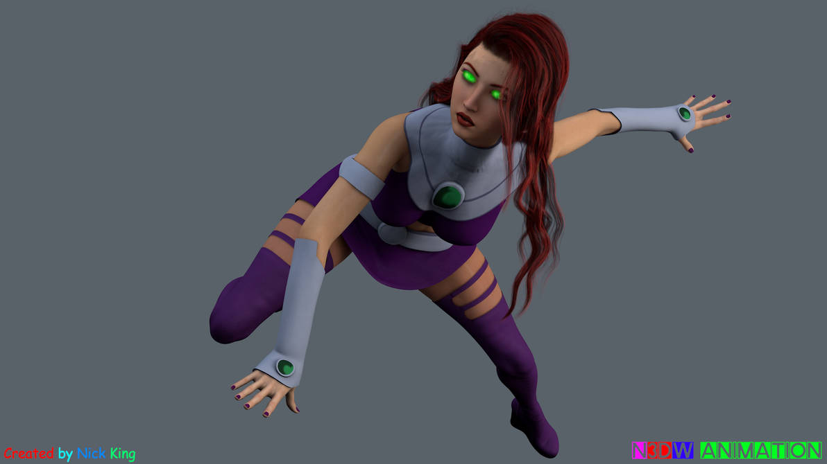 Starfire 2 Sexy Solo Concept Art 02 By N3dwanimation On Deviantart