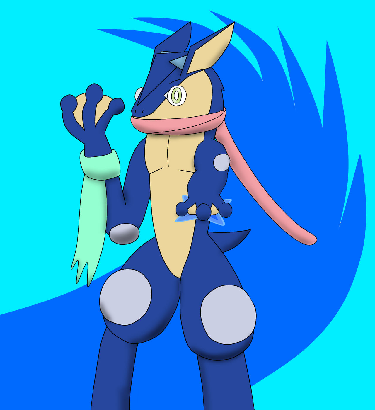 Greninja Oc By Aven567575757 On Deviantart