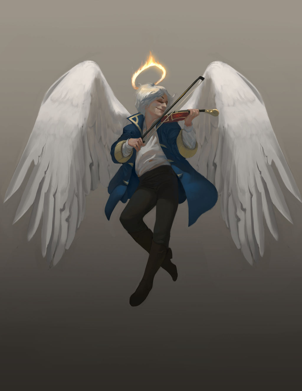 Commission Aasimar Bard By Z4m97 On Deviantart