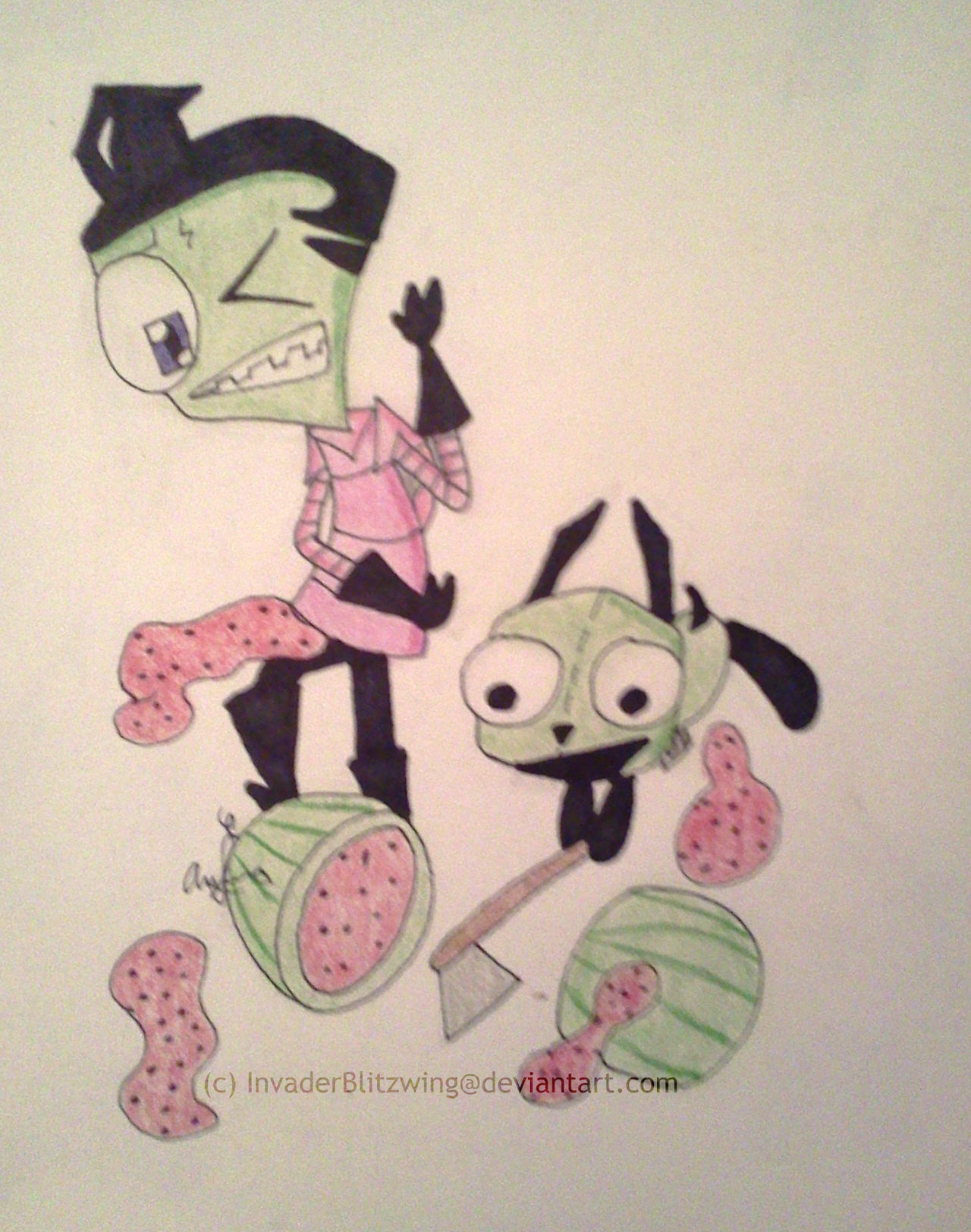 Invader Zim - Summer snack... by InvaderBlitzwing on DeviantArt Invader Zim - Summer snack... by InvaderBlitzwing on DeviantArt
