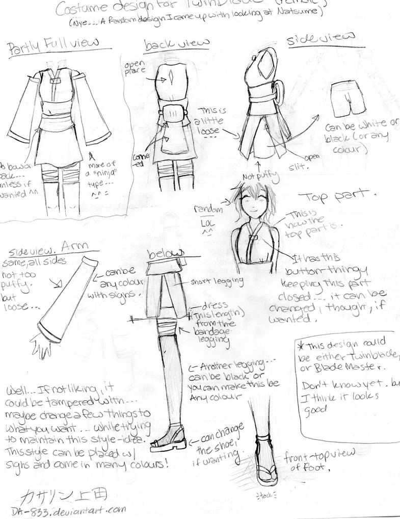 Twin Blade Female By Revelevifleur On Deviantart