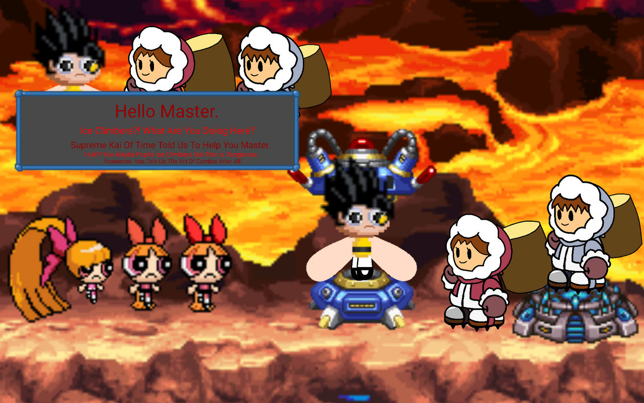 The Ice Climbers Popo And Nana Appeared By Megakirby100 On Deviantart
