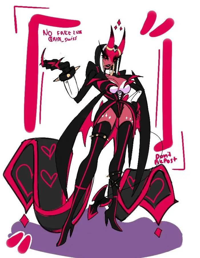 Succubus Overlord Hazbin Hotel Helluva Boss Oc By Swissrisk On