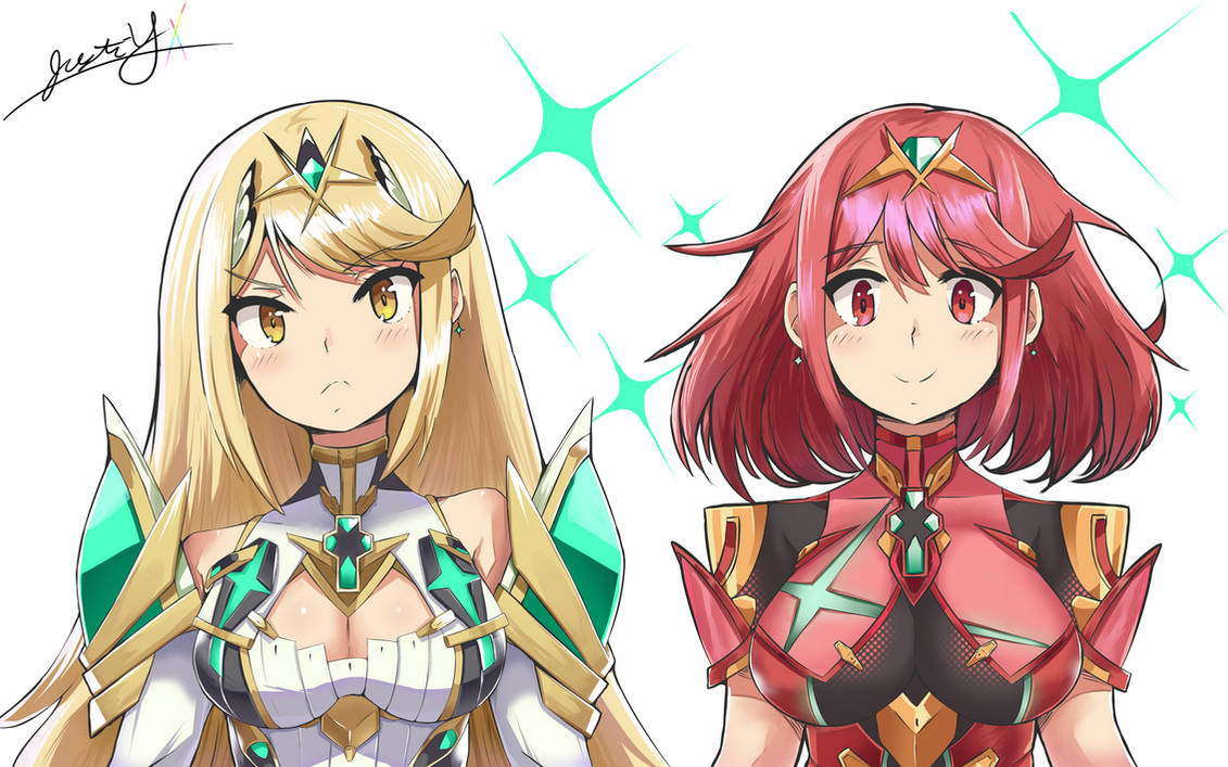 Pyra And Mythra By Jaybrulee On Deviantart