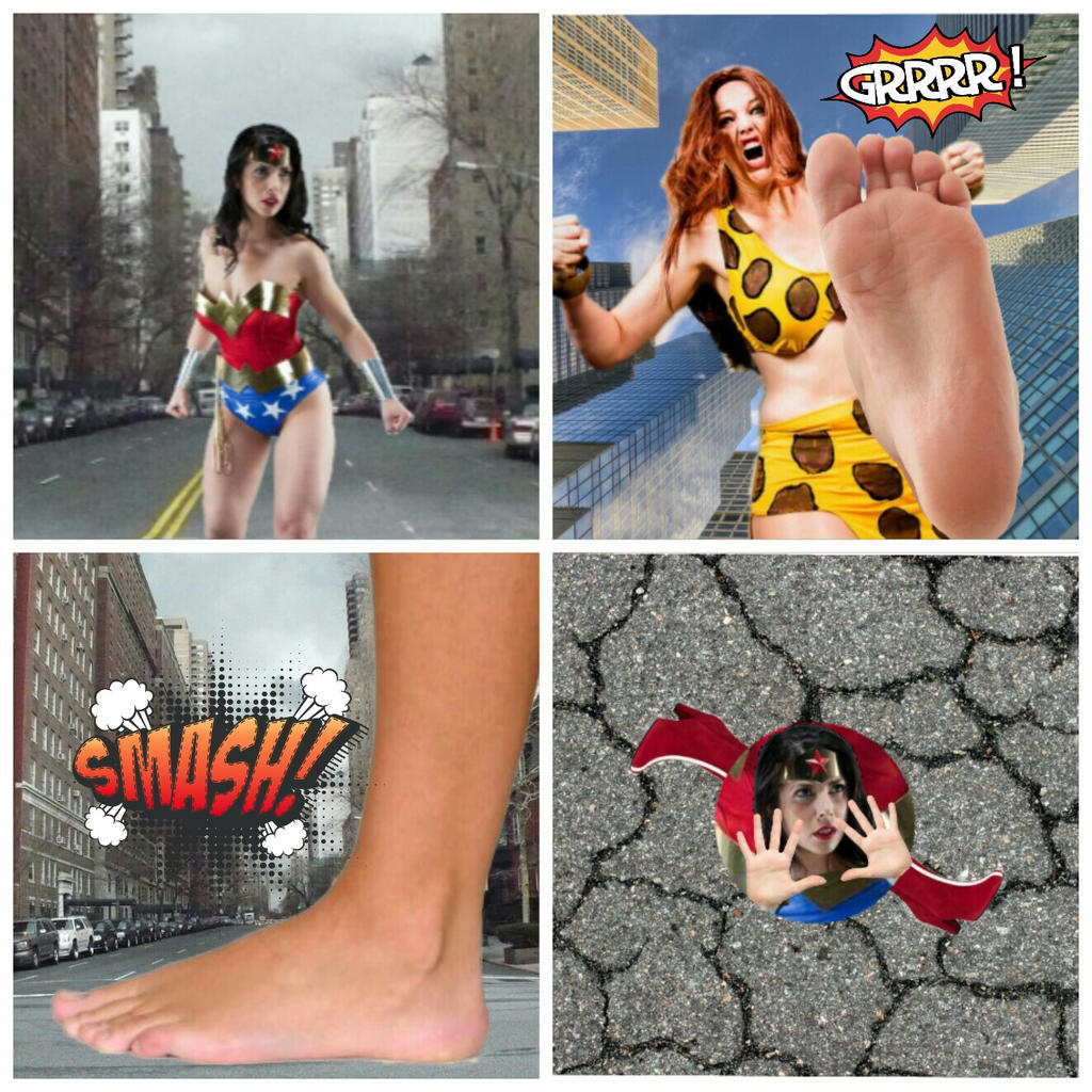 Flattened By Giganta By Malleable Mayhem On Deviantart