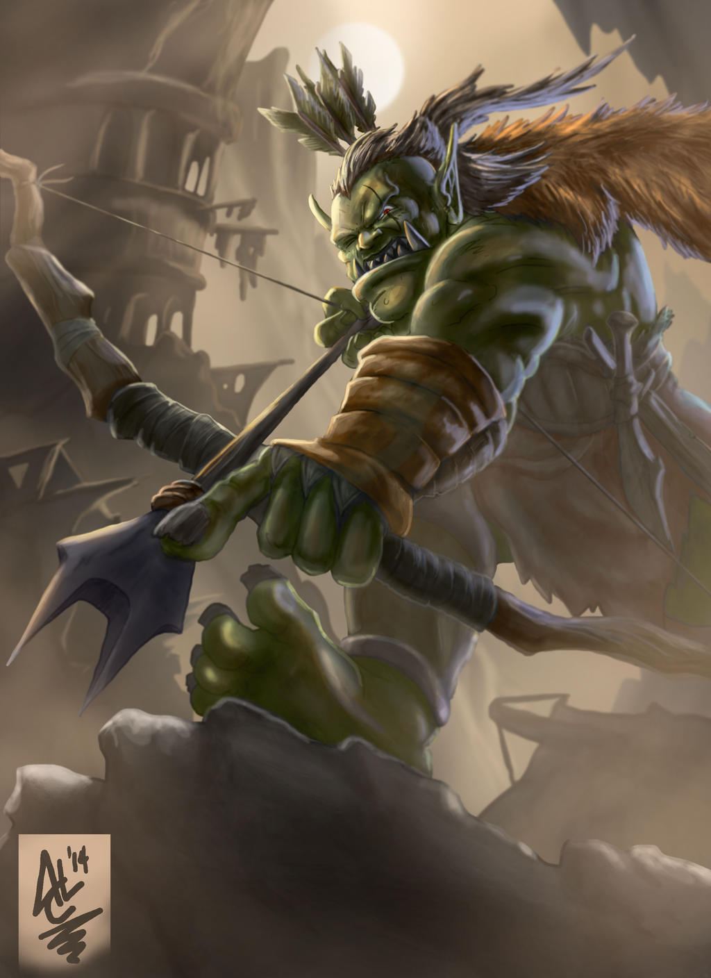 Orc Archer By Trevone On Deviantart