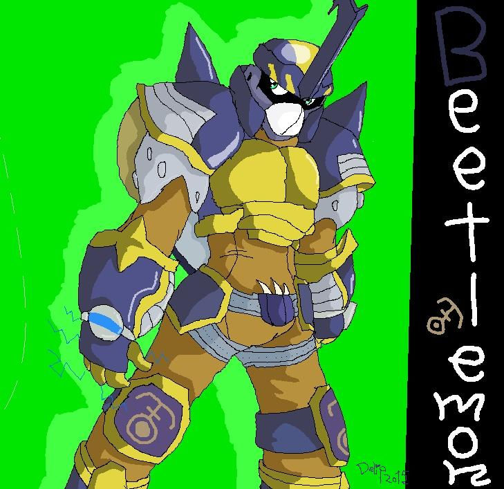 Beetlemon Digimon Frontier By Delijz On Deviantart