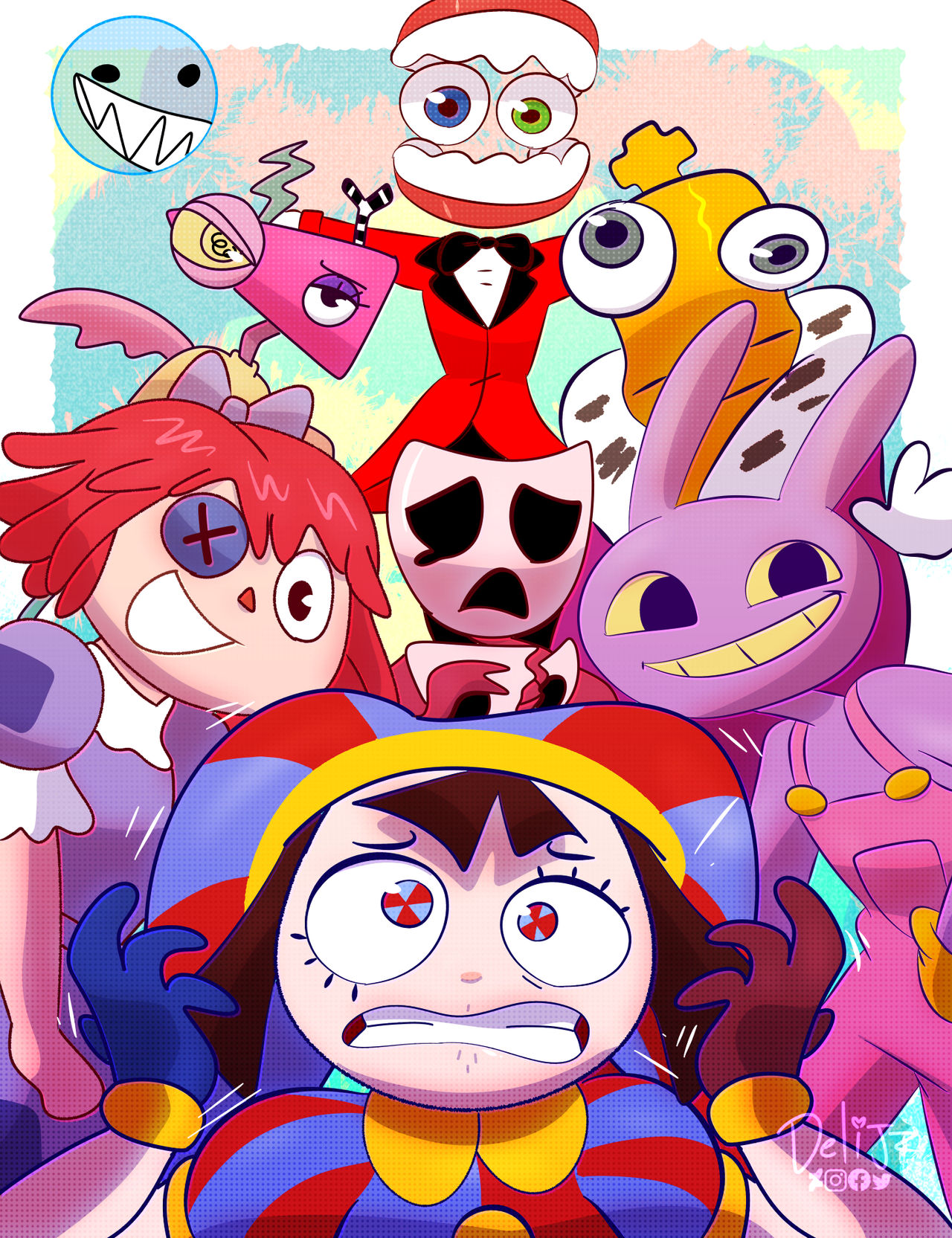 The amazing digital circus by Delijz on DeviantArt The amazing digital circus by Delijz on DeviantArt