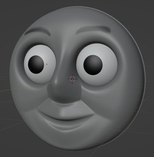 Thomas Face With Eyes Blender Dl By Thethomastrainzuser On Deviantart