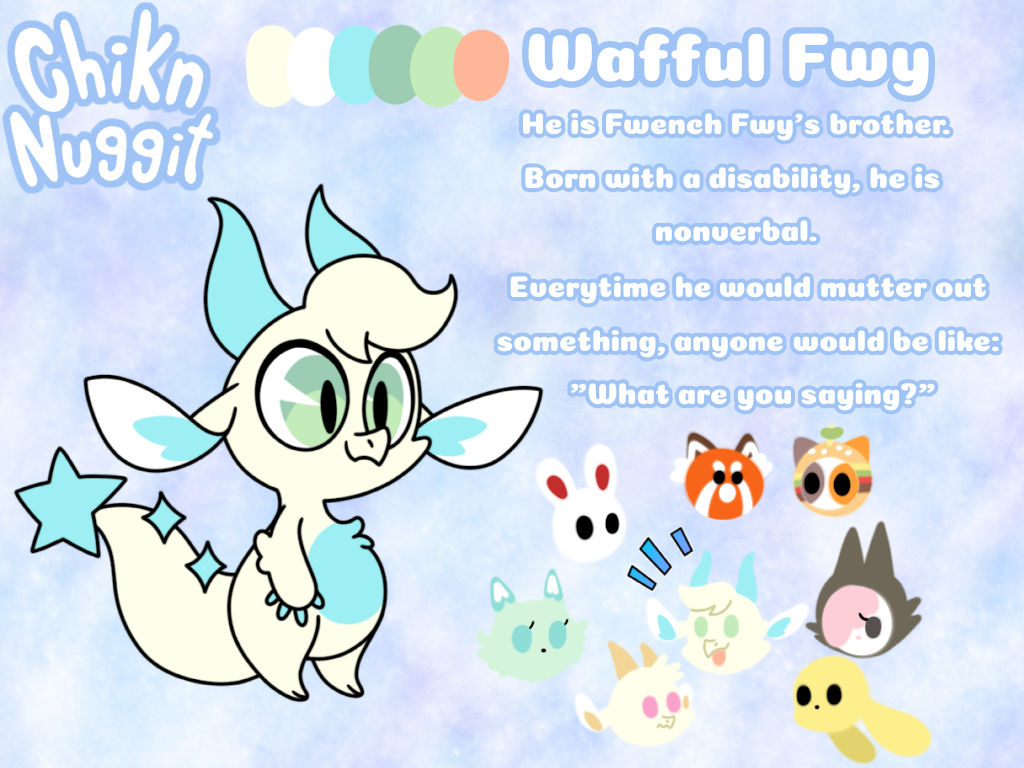 Chikn Nuggit OC: Wafful Fwy by WhitneyGoLucky on DeviantArt Chikn Nuggit OC: Wafful Fwy by WhitneyGoLucky on DeviantArt