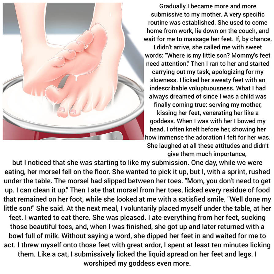 Mothers Foot Slave Part 2 By Gioacchinorossini69 On Deviantart