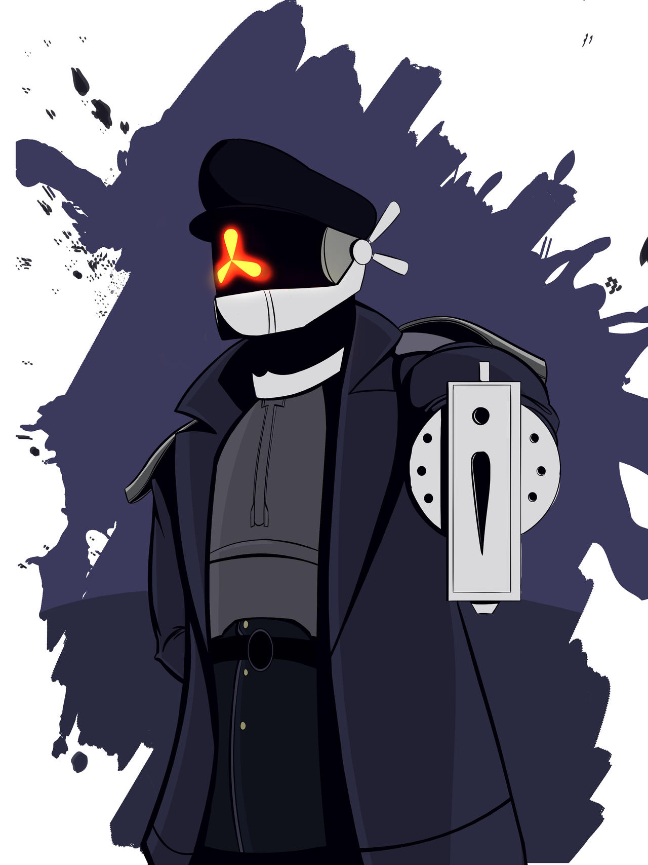 The Captain From Risk Of Rain 2 By Aboxocrystals On Deviantart