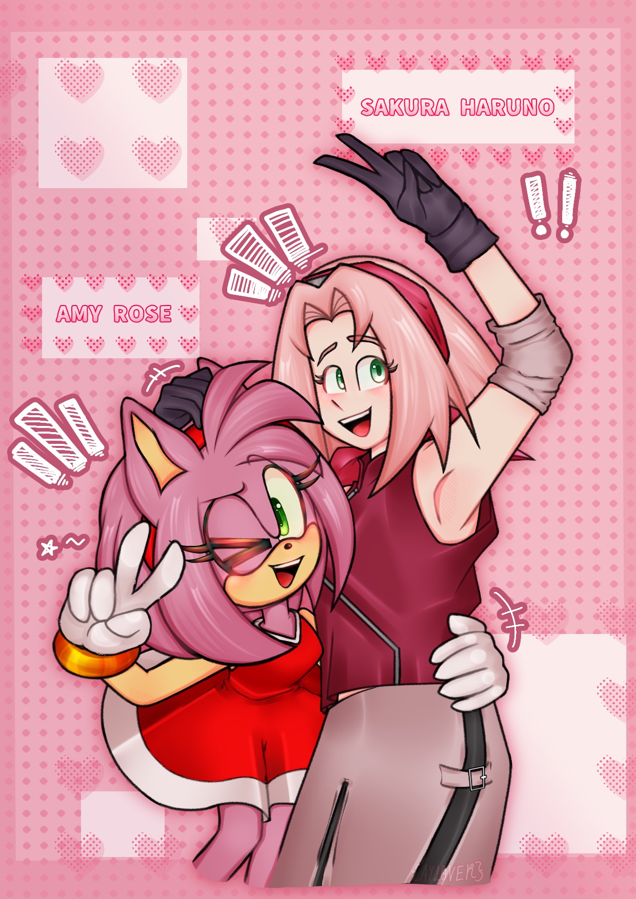Amy And Sakura By Xxayloverxx On Deviantart