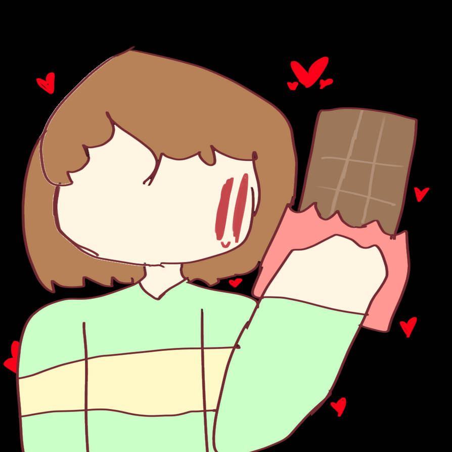 Chara Enjoying Chocolate By Lylinha On Deviantart