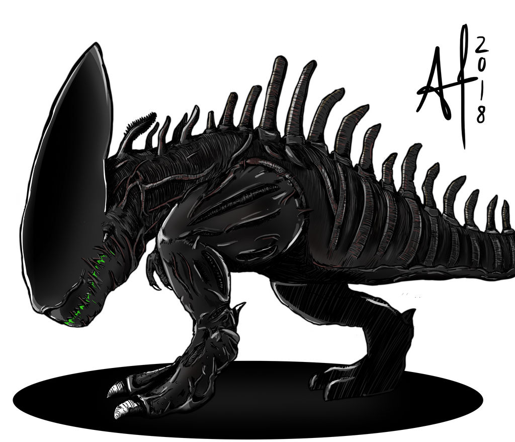 Xenorex Xenomorph T Rex By Hipocondriart On Deviantart