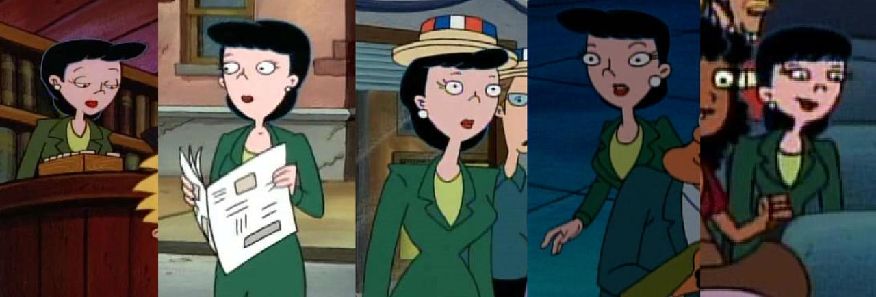 Hey Arnold Hillary Season 3 And 4 And 5 By Uribemartz On Deviantart