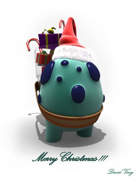 Bloups - Merry Christmas by Didou83 on DeviantArt