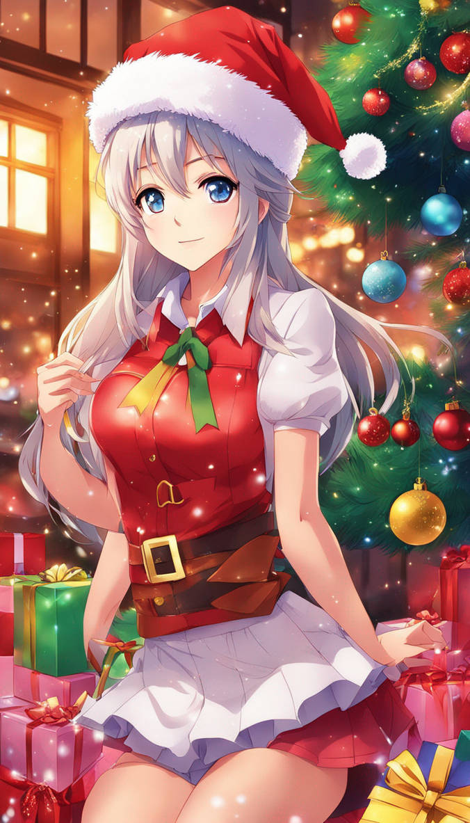 Anime Female Christmas 2 By Gordh13 On Deviantart
