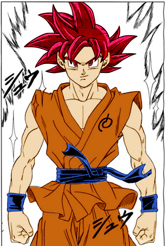 Ssjg Goku Manga Coloring By Helloimfrenzy On Deviantart