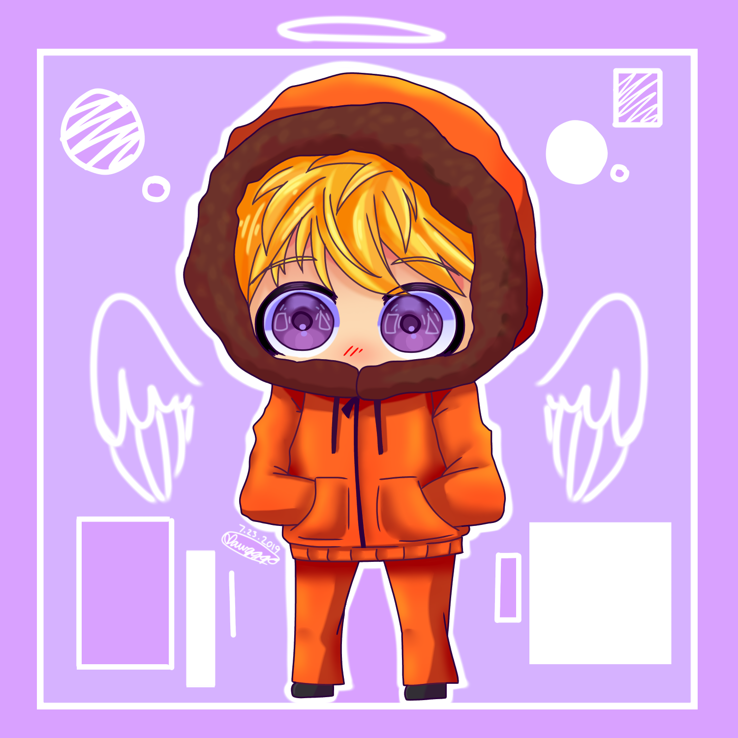 Kenny South Park Chibi Fan Art By Datpuppiartist On Deviantart