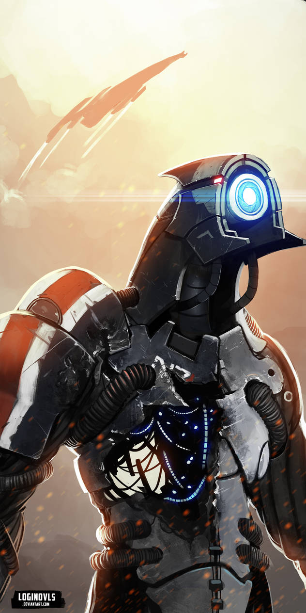 Legion Mass Effect By Loginovls On Deviantart