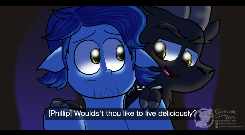 Fs Temptation Of The Black Goat Comm By Serpanade Toons On Deviantart