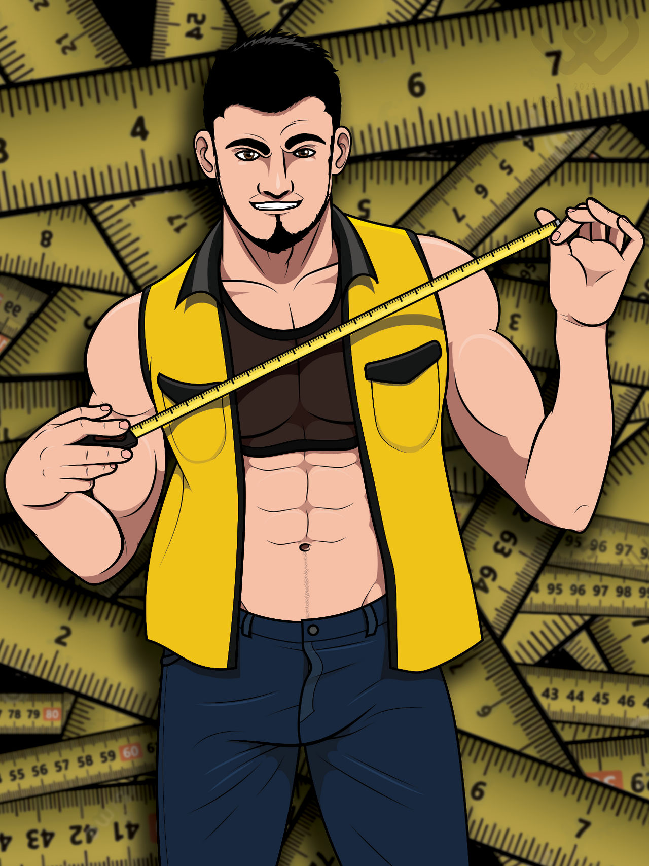 Aaron Measuring Up By Jasonlauchlan On Deviantart