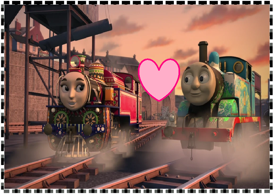 Thomas x Ashima Stamp by Thenewmikefan21 on DeviantArt Thomas x Ashima Stamp by Thenewmikefan21 on DeviantArt