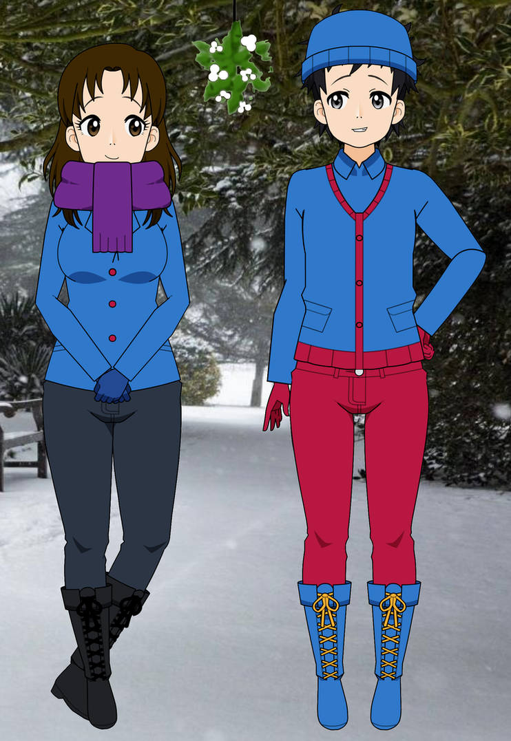 Frieda And Gordon Under Mistletoe By Thenewmikefan21 On Deviantart