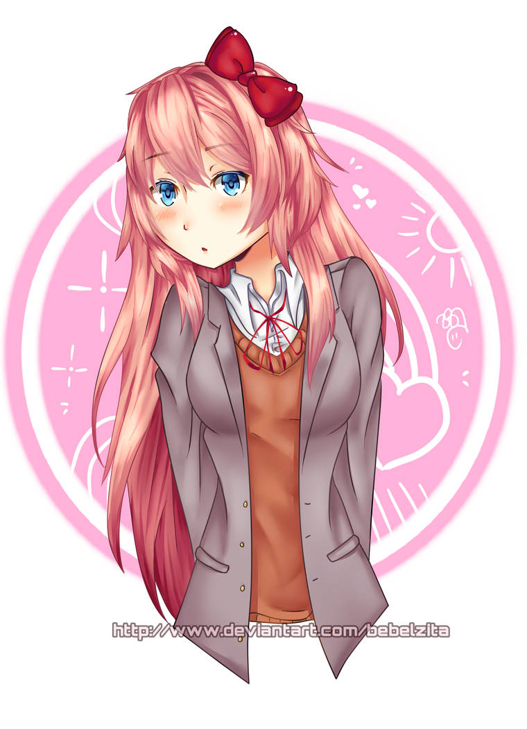 Sayori with Long Hair by Bebelzita on DeviantArt Sayori with Long Hair by Bebelzita on DeviantArt