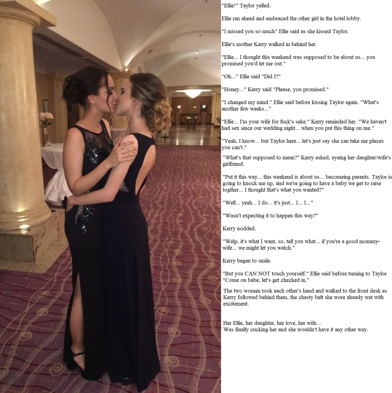 Lesbian Incest Cap Its What You Said You Wanted By Ladyashleyj On Deviantart
