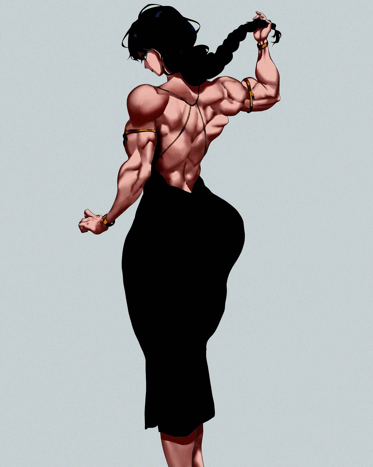 Muscle Girl Art Morph 7 By Haldann On Deviantart