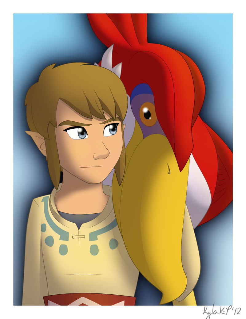 Link And The Crimson Loftwing By Northstar2x On Deviantart