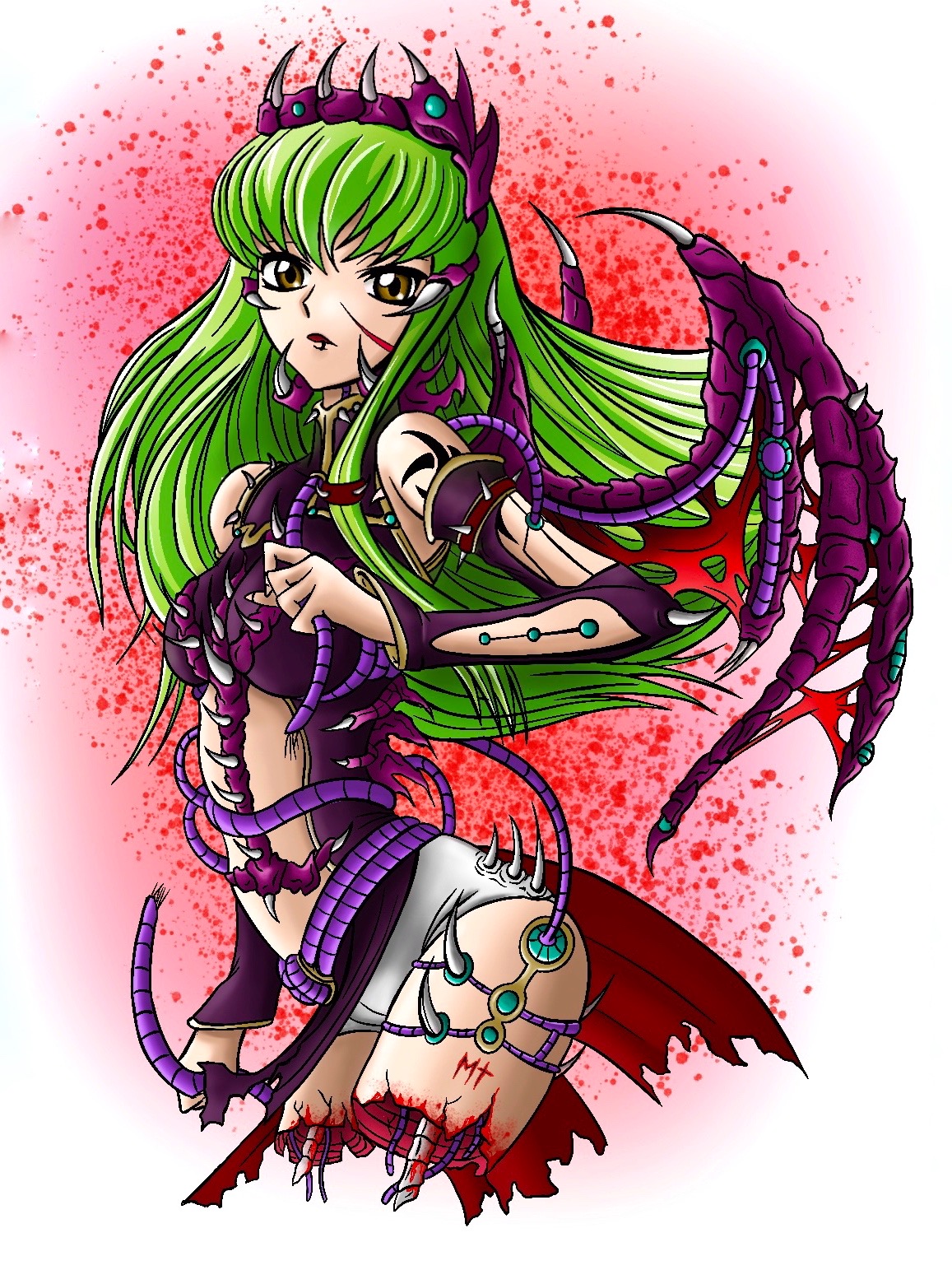 Cc From Code Geass Horrorbiomech Version By Matthew10907 On Deviantart