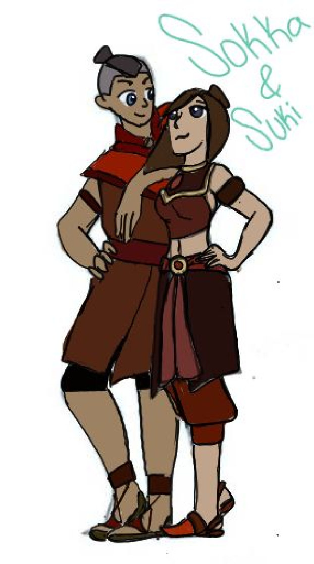 Sokka And Suki By Rhypsalis On Deviantart