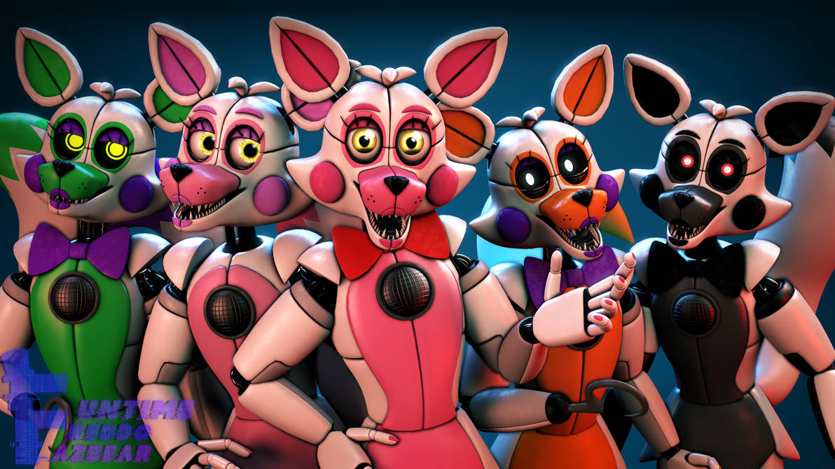 Stylized Funtime Foxys V2 By Funtime Freddo On Deviantart