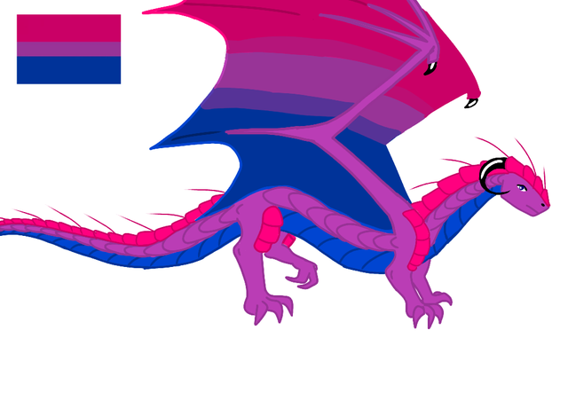 Bisexual Flag Dragon By Dragonmaster1377 On Deviantart
