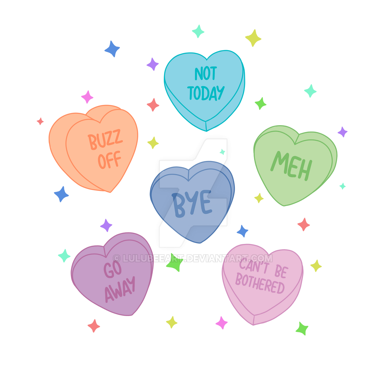 Sassy Naughty Valentine Candy Hearts Pt 1 By Lulubeeart On Deviantart