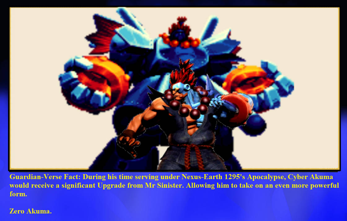 Guardian-Verse Fact: Zero Akuma by WOLFBLADE111 on DeviantArt Guardian-Verse Fact: Zero Akuma by WOLFBLADE111 on DeviantArt