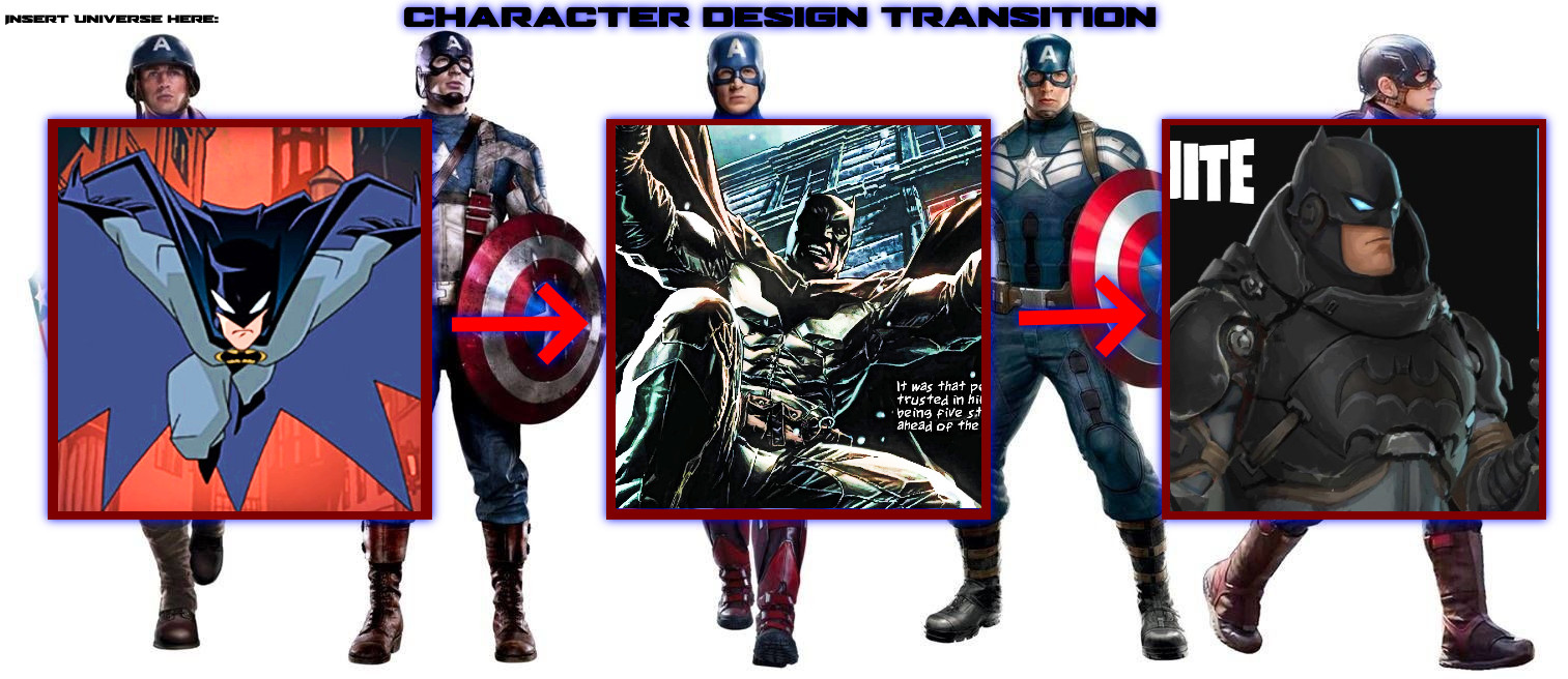 G-Verse Batman Design Transition by WOLFBLADE111 on DeviantArt G-Verse Batman Design Transition by WOLFBLADE111 on DeviantArt