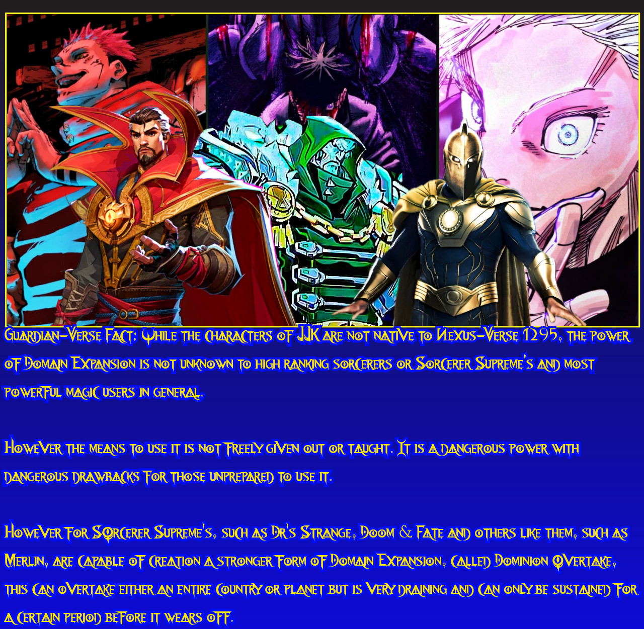 Guardian-Verse Fact: Magical Domain by WOLFBLADE111 on DeviantArt Guardian-Verse Fact: Magical Domain by WOLFBLADE111 on DeviantArt