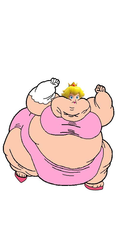 Fat Princess Peach By Sonicthehedgehogfanb On Deviantart