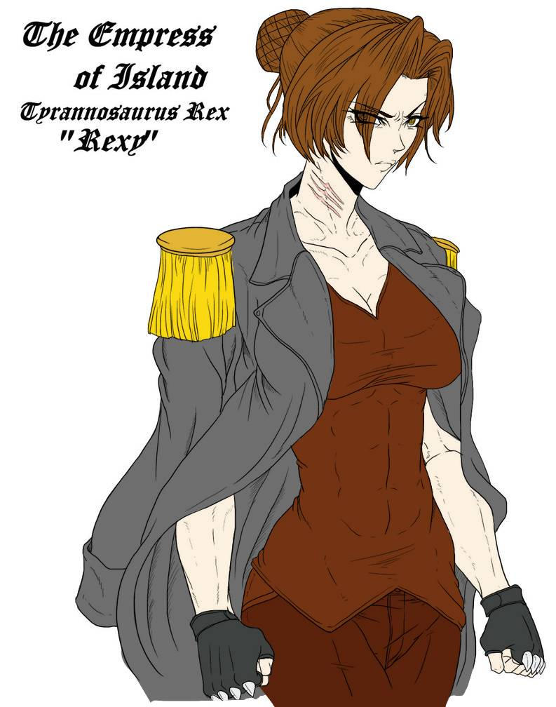 Jurassic Human World Rexy Fully Colored Version By Chrisz2006 On Deviantart