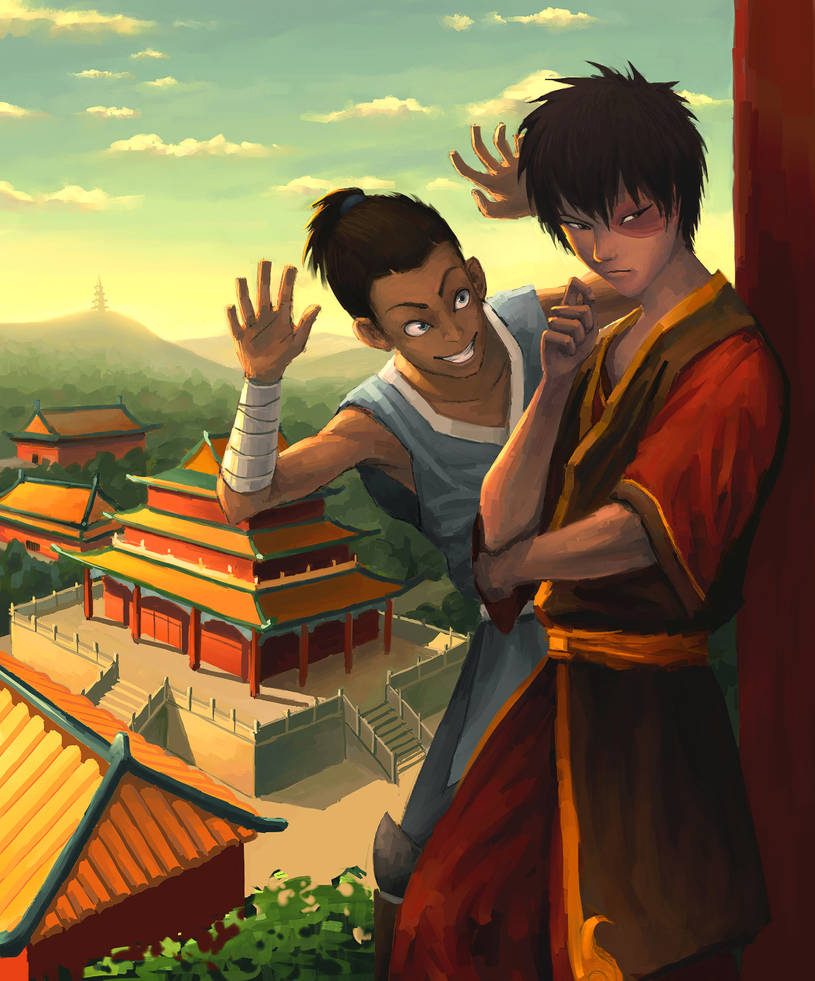 Zuko And Sokka By Helushka 8 On Deviantart