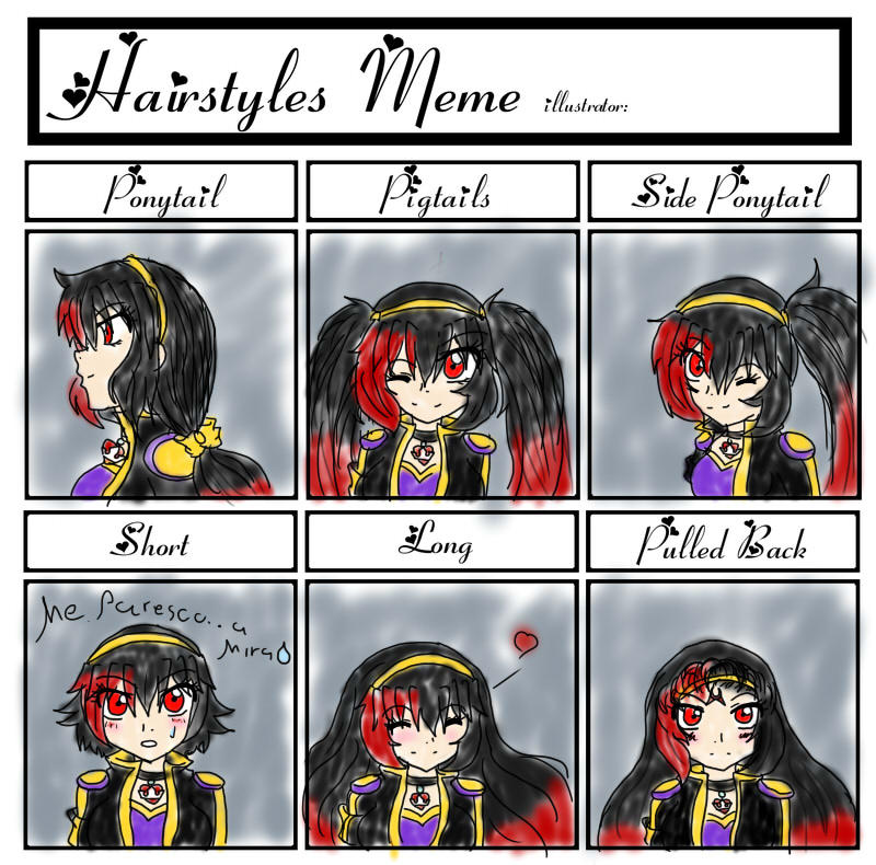 Hairstyles Meme Xd By Anini Chu On Deviantart