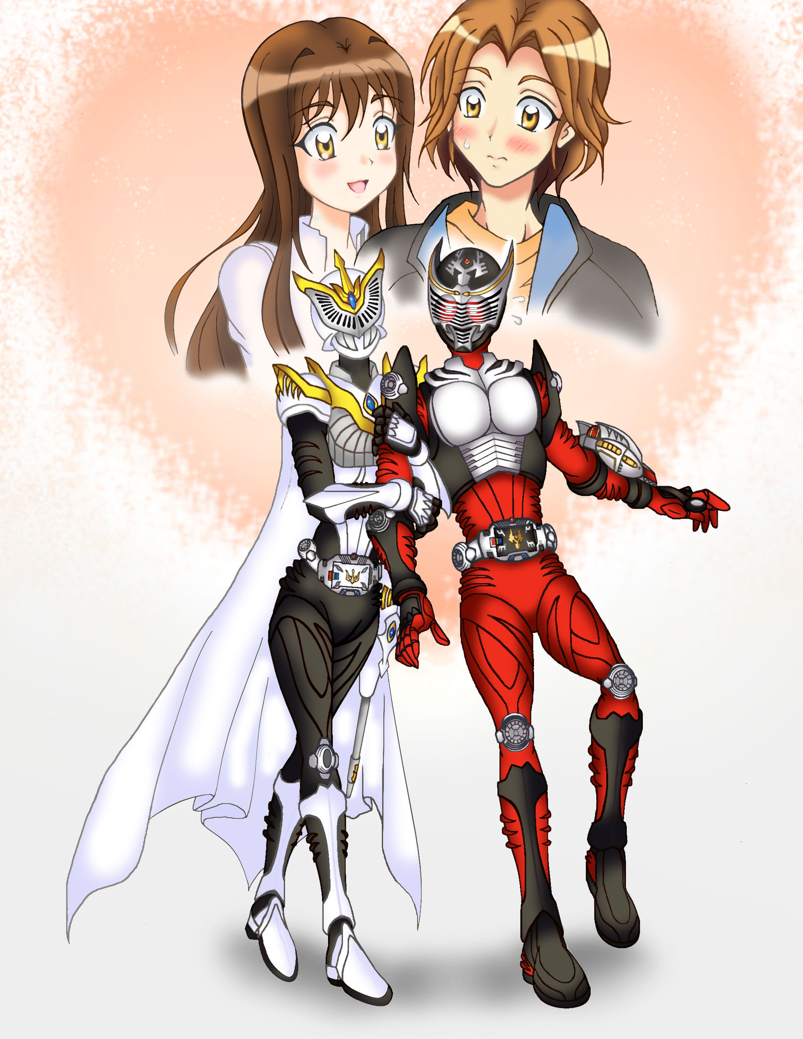Ryuki and Femme (Shinji and Miho) by GrandZebulon on DeviantArt Ryuki and Femme (Shinji and Miho) by GrandZebulon on DeviantArt