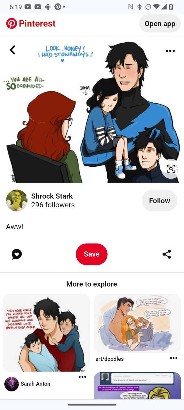 Dick Grayson And Barbara Gordon Family By Guardian2001 On DeviantArt dick-grayson-and-barbara-gordon-family-by-guardian2001-on-deviantart