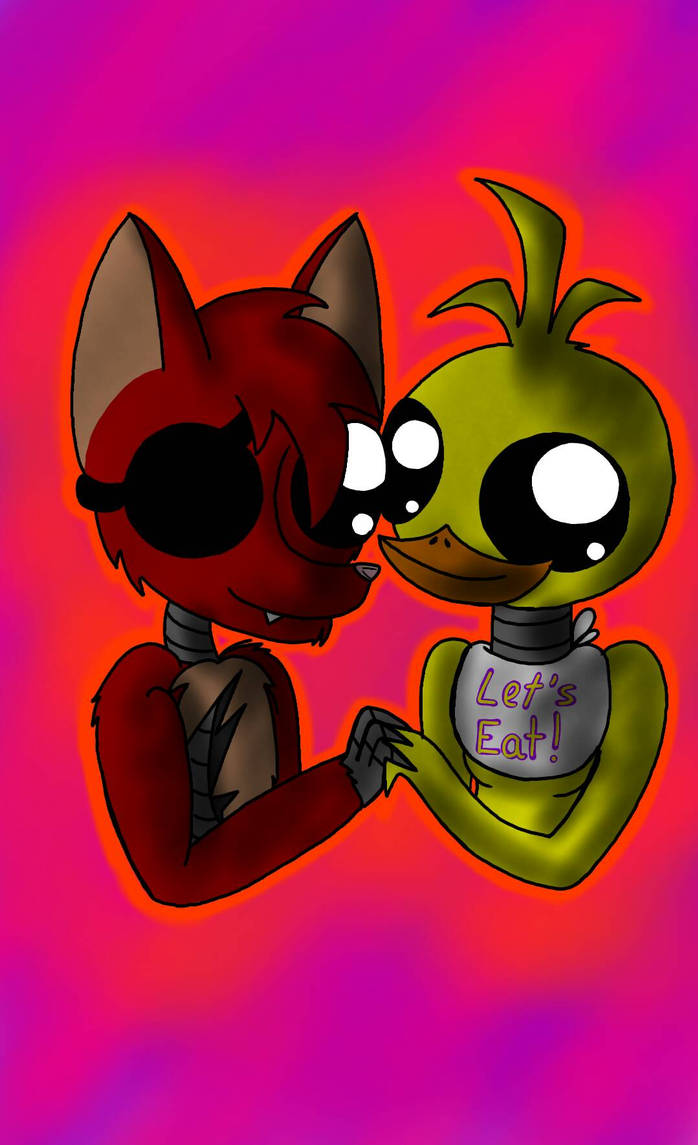 Foxy X Chica By Lonelymidnightcat On Deviantart