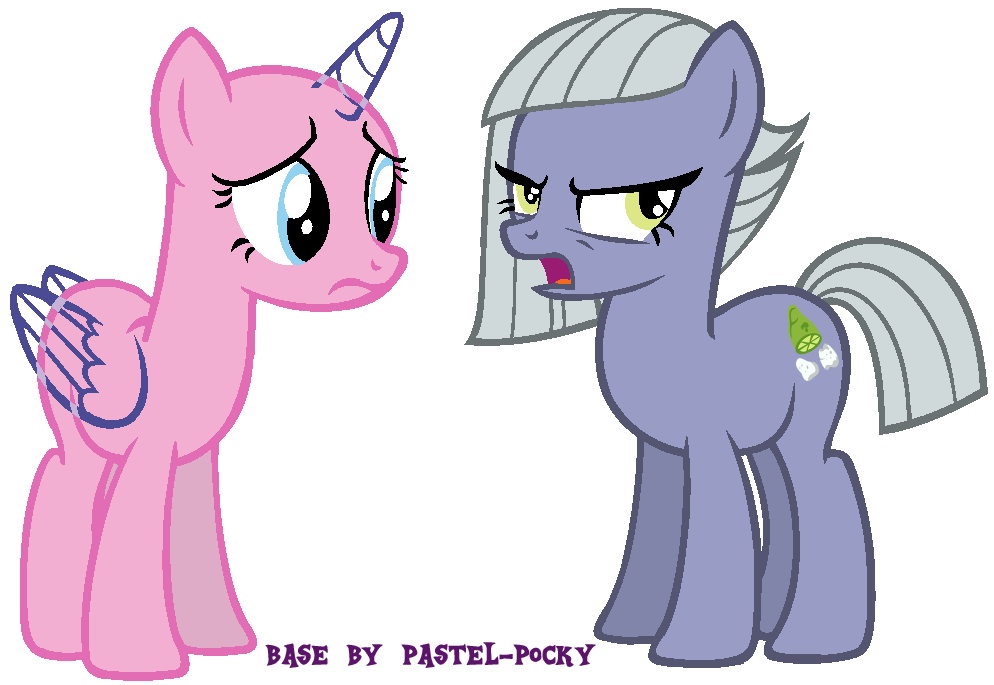 Oc And Limestone Pie Mlp Base By Pastel Pocky On Deviantart
